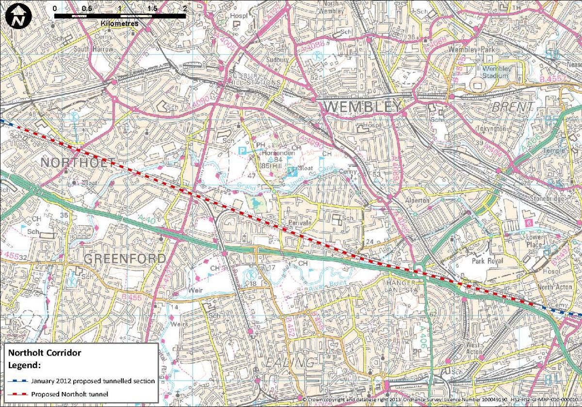 PARK ROYAL - OLD OAK COMMON - KENSAL: HS2 Ltd recommends tunnel under ...
